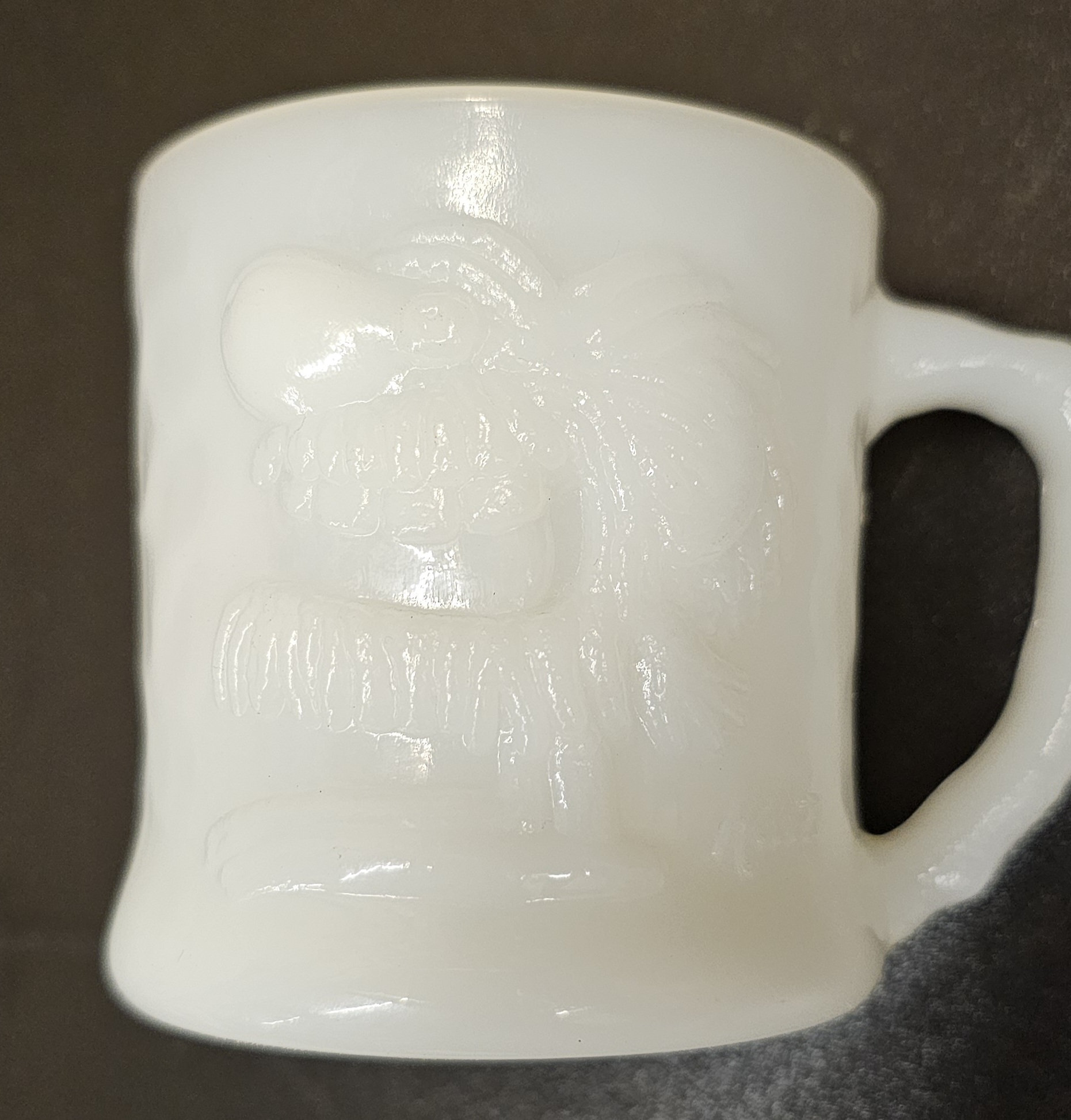 Anchor Hocking Milk Glass Grog Mug - Etsy