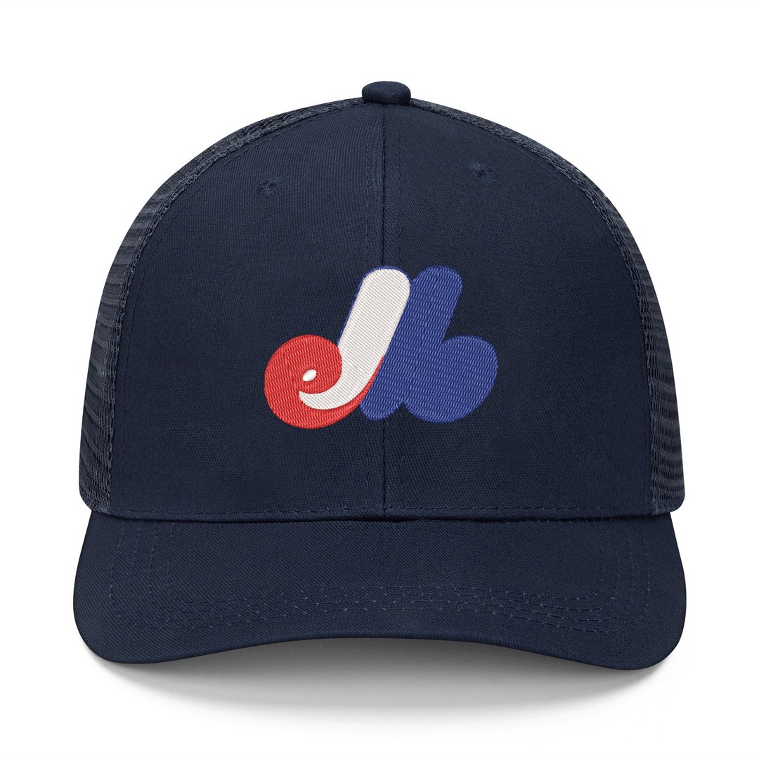 Trucker Cap With Embroidered Expos Logo - Unisex Baseball Hat - Etsy