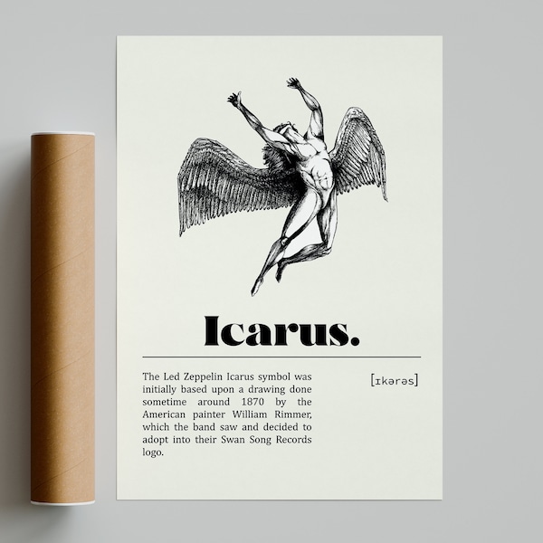 Led Zeppelin Wall Poster - Etsy