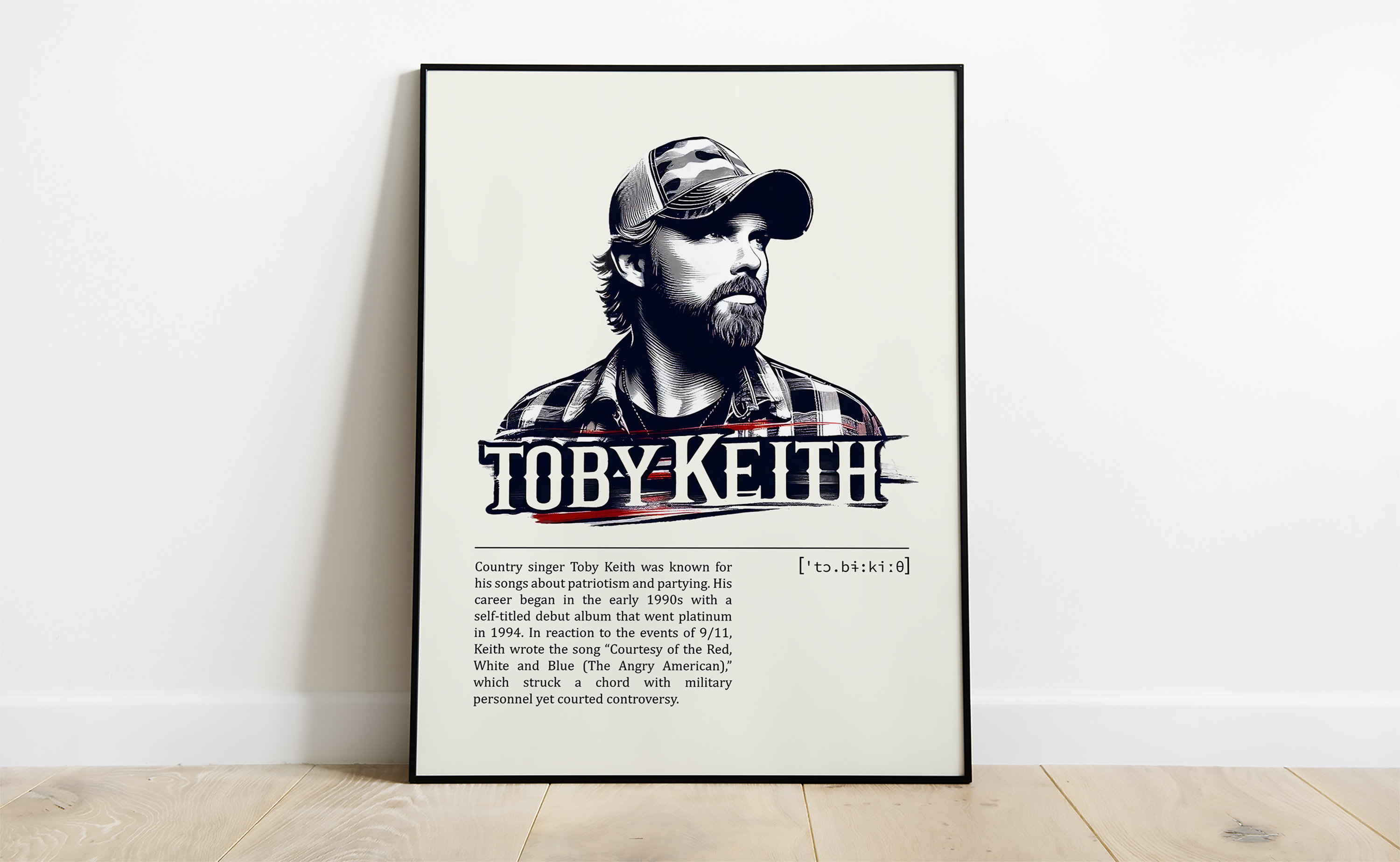 Toby Keith Poster, Country Music Poster sold by Ellen Brown | SKU ...