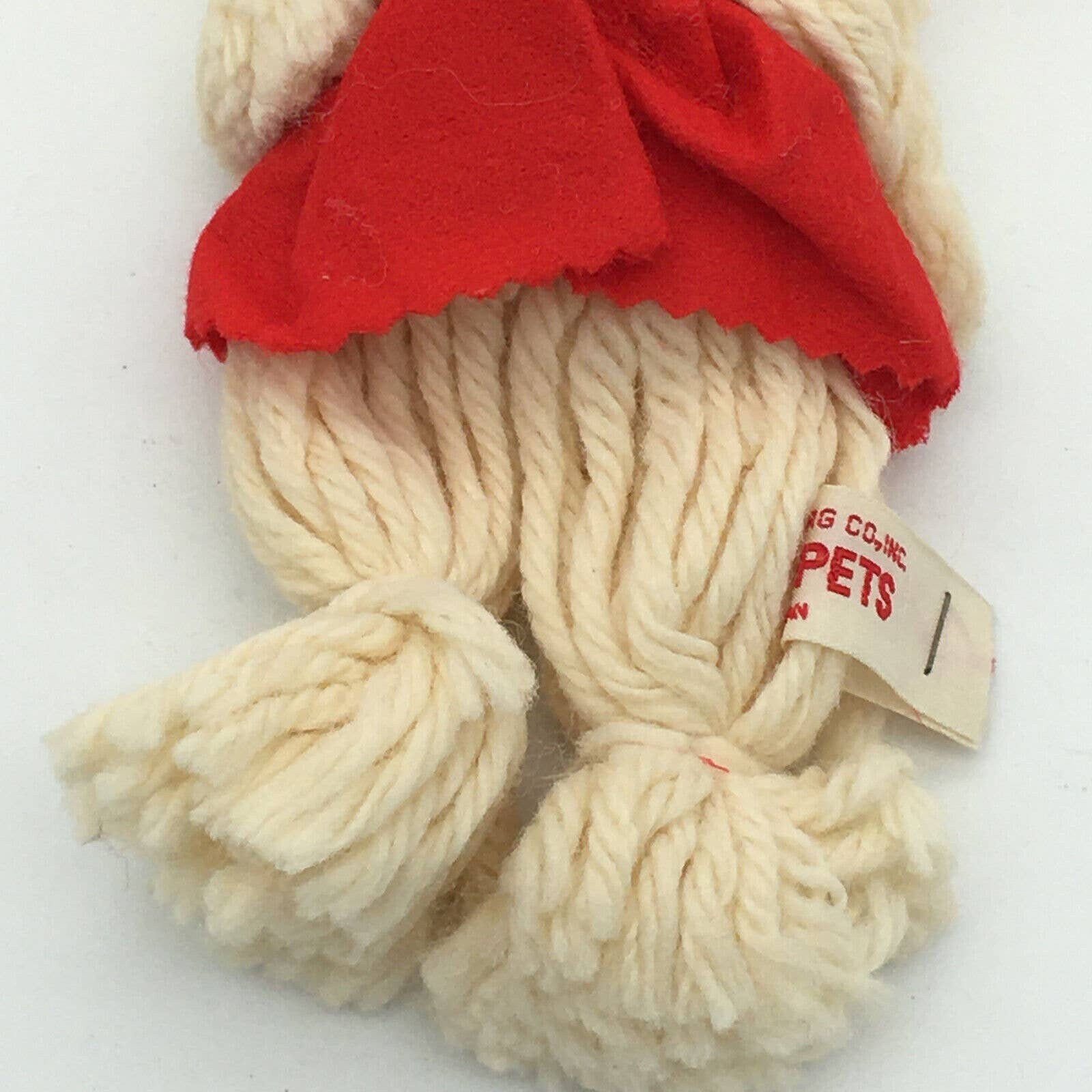 Vintage Mop-pets Yarn Red Felt 8 Girl Doll S Rosenberg Co W/ Tag Japan ...