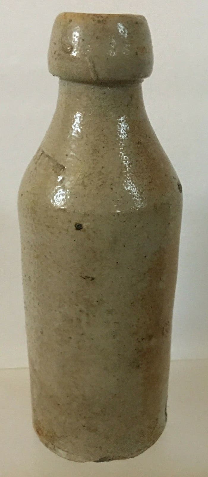 Antique Blob Top Stoneware Beer Ale Bottle Impressed Mark H CARYL 7 ...