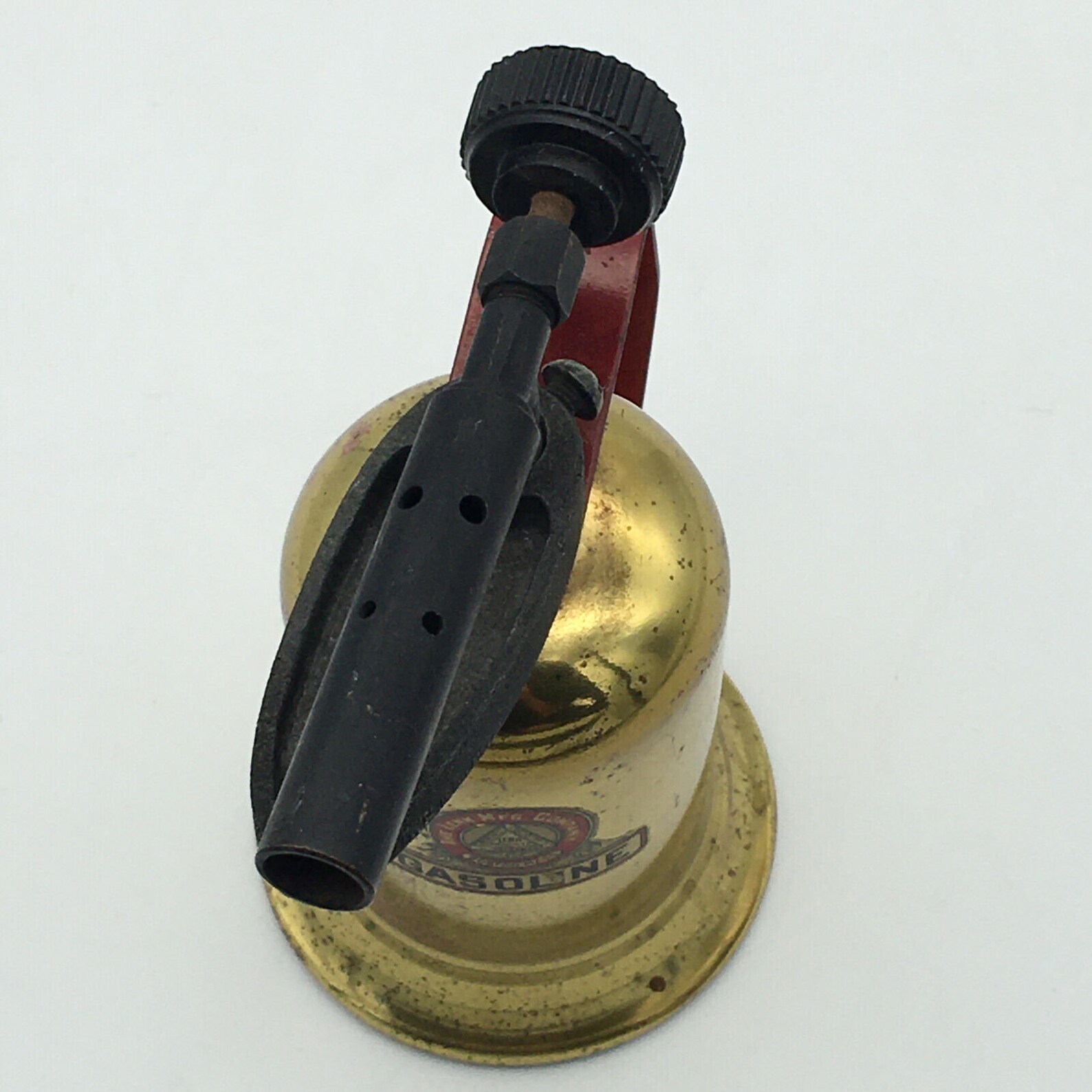 Vintage Brass the Lenk Mfg. Company Gasoline Blow Torch Boston MASS USA ...