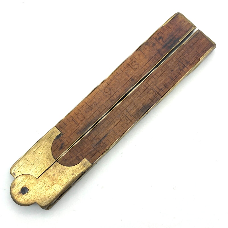 Folding Wood Ruler - Etsy