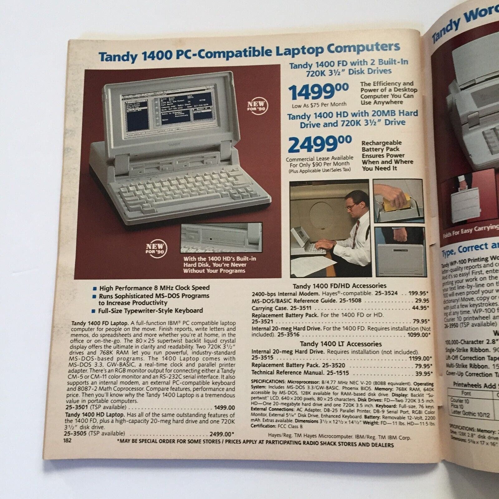 Vintage 1990 Radio Shack Sales Catalog No 446 Electronics Tandy ...