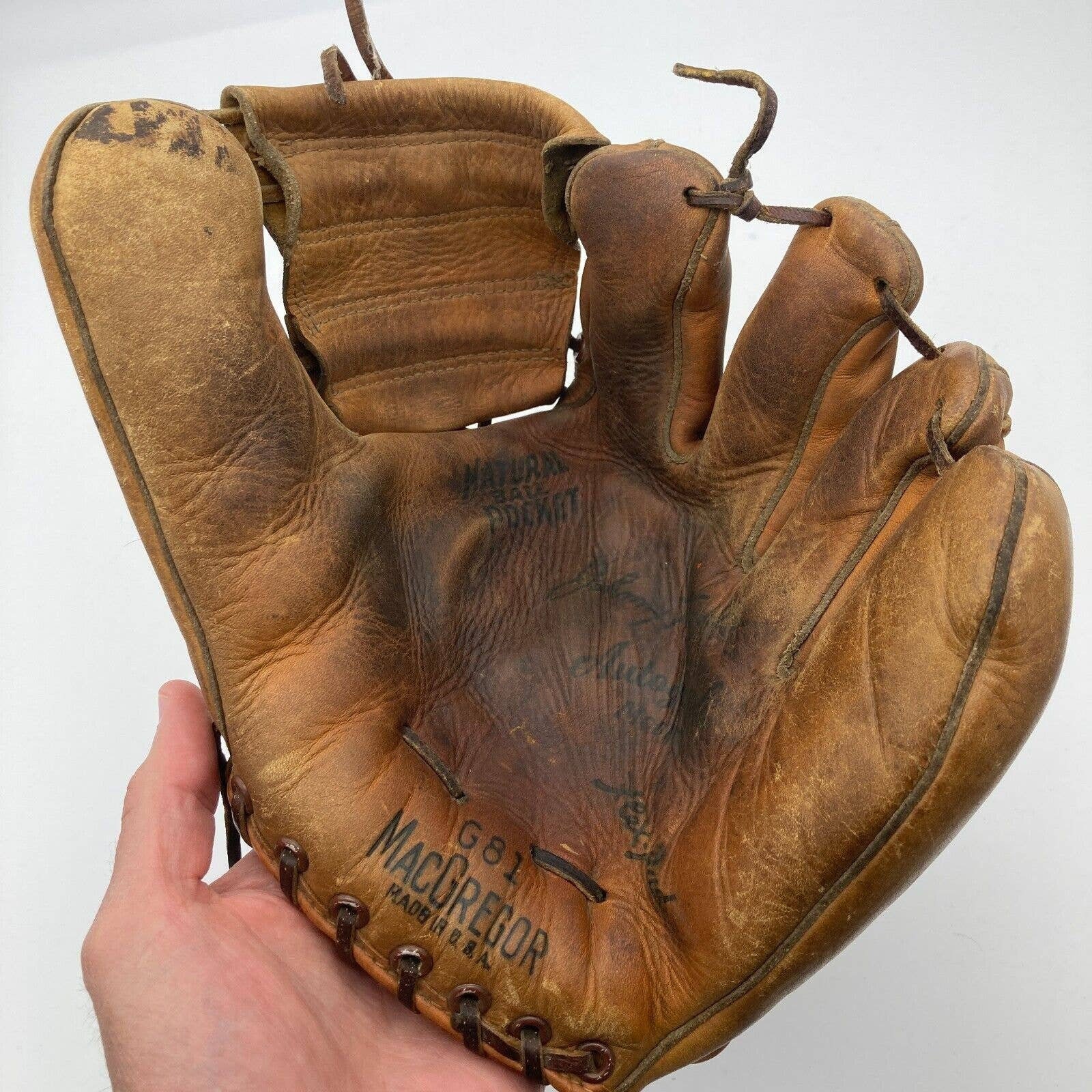 Vintage Johnny Temple Autograph Model Macgregor G81 Baseball Glove Mitt ...