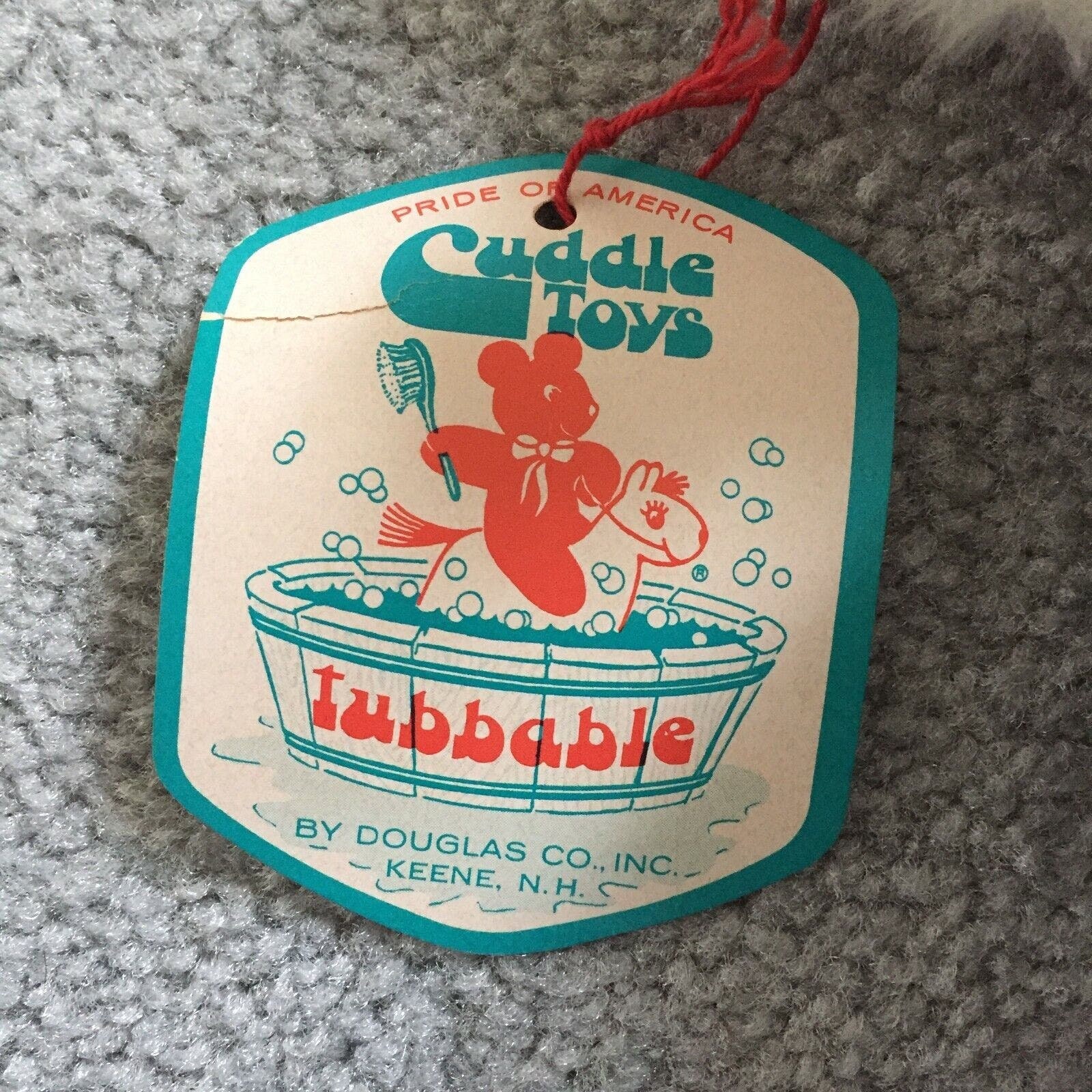 Vintage Cuddle Toys by Douglas Mischief Squirrel Gray W/ Original Box ...