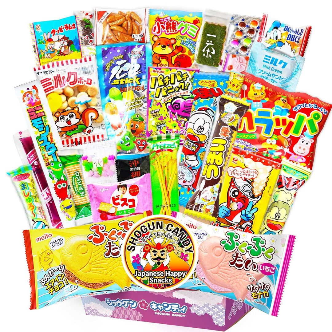 Japanese Snacks & Candy 30 Pieces Variety Dagashi Assortment - Etsy