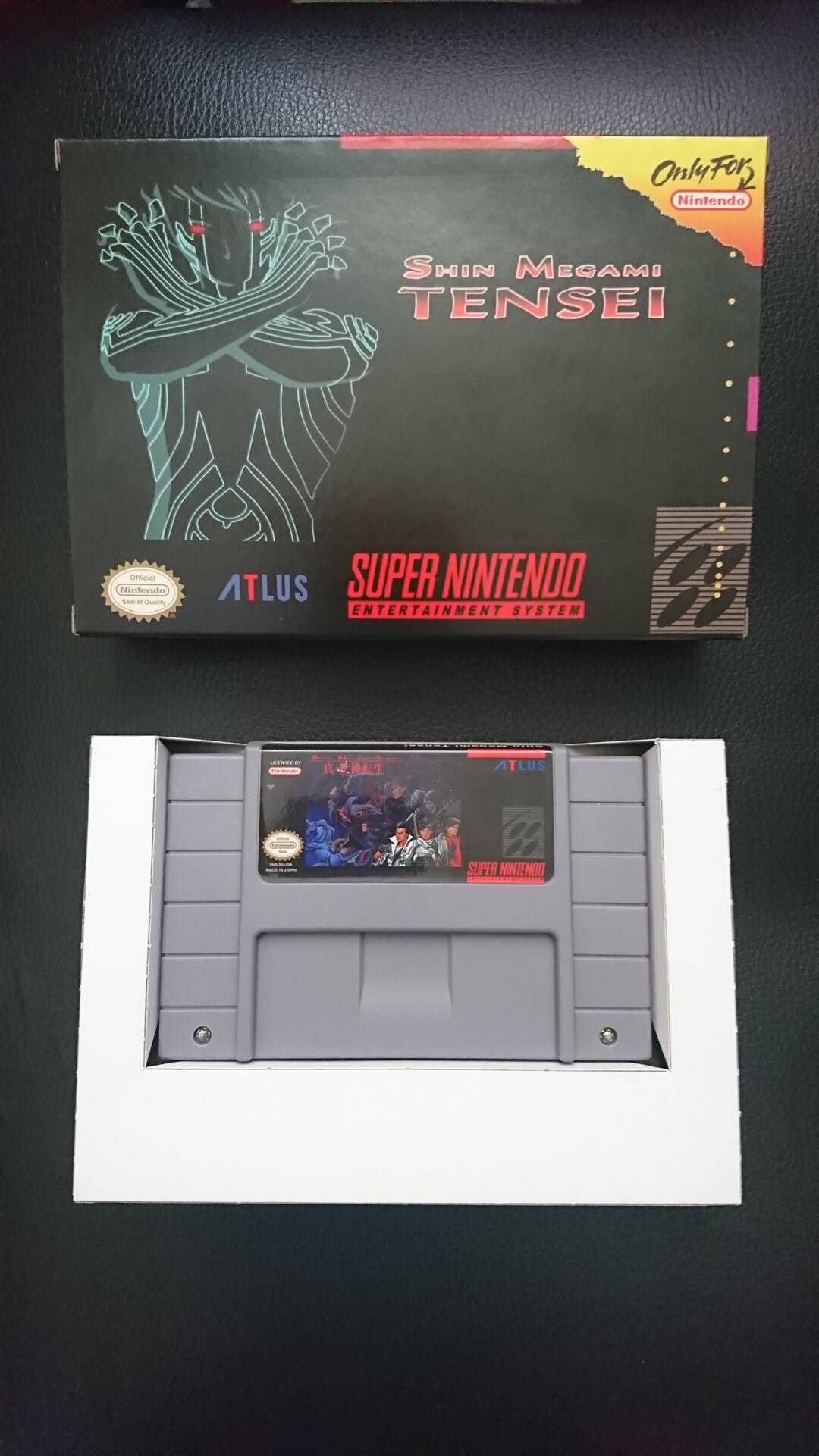 Shin Megami Tensei (SNES Reproduction Video Game) English Version Boxed ...