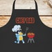 Bluey Bandit CHEF DAD Grill Apron, Bluey Fathers Day Gift, Bluey Gift ...
