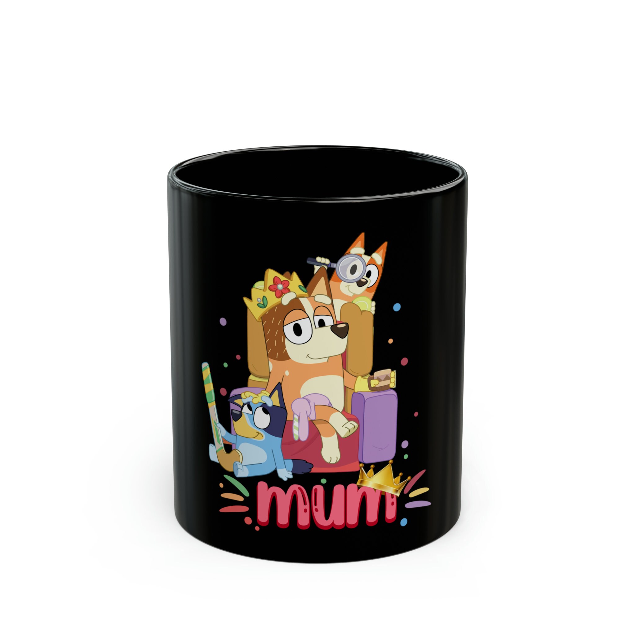 Bluey Mum Mug, Mother's Day Gift, Bluey and Chilli Coffee Cup - Etsy