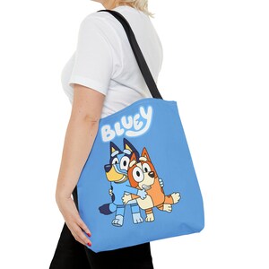 Bluey Tote Bag,bluely Diaper Bag, Moms Who Love Bluey Purse, Bluey Mama ...