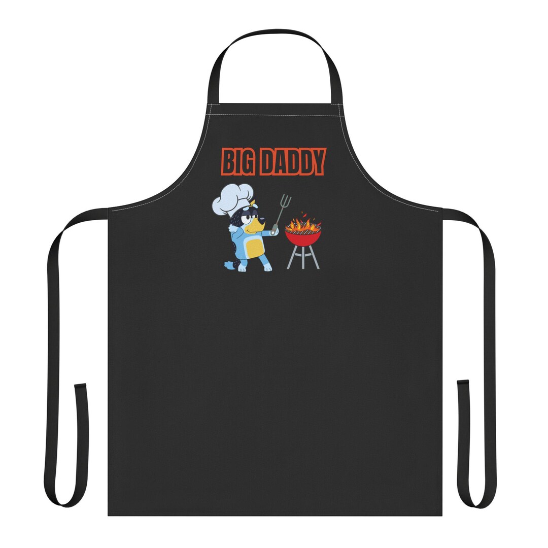 Bluey Bandit BIG DADDY Grill Apron, Bluey Fathers Day Gift, Bluey Gift ...