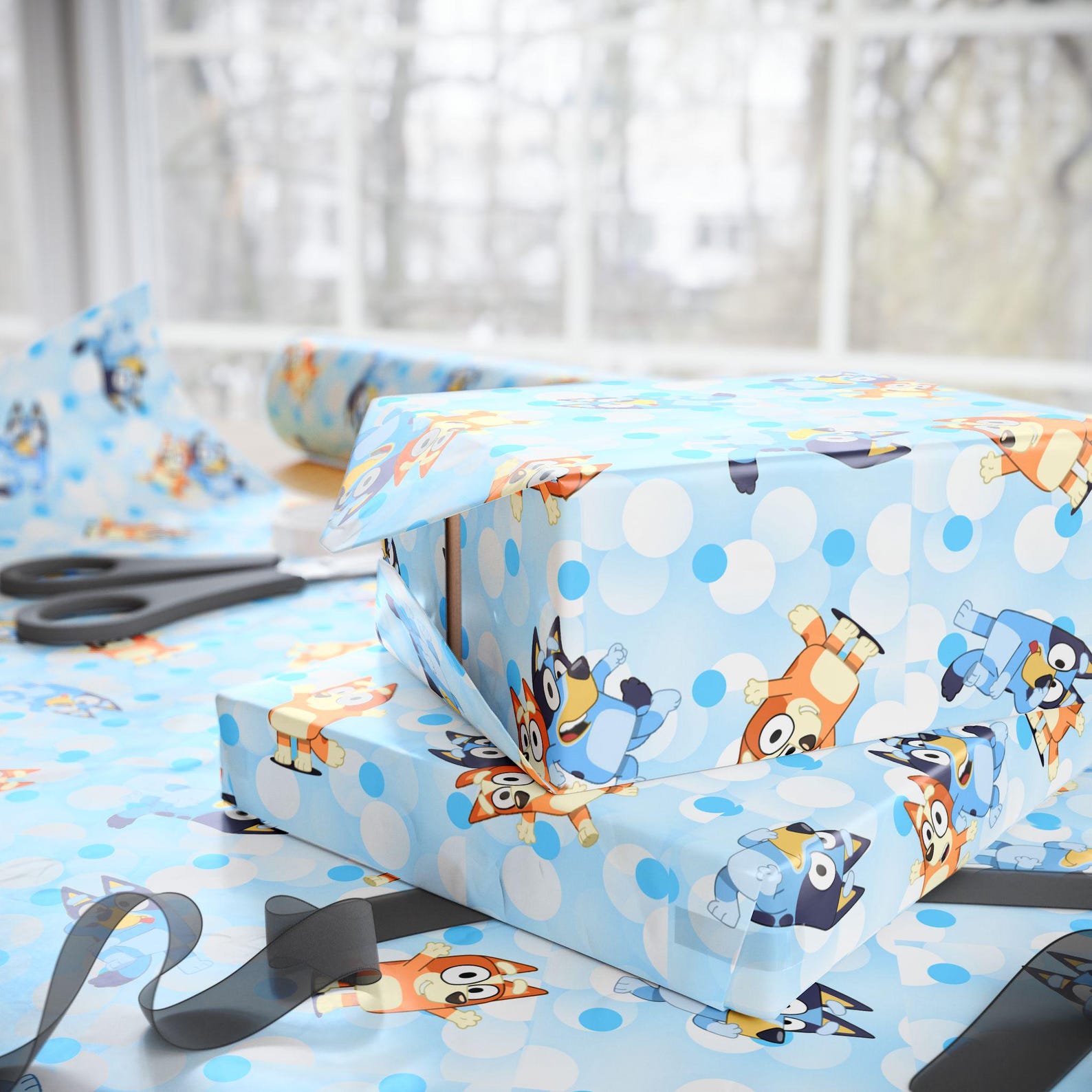 Bluey Wrapping Paper Bluey Party Supplies, Bluey Birthday Party, Bluey ...