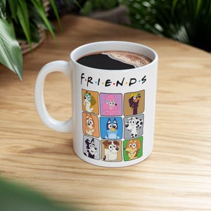 Bluey Friends Coffee Mug, Bluey and Bingo, Bluey Coffee Cup, Bluey Gift ...