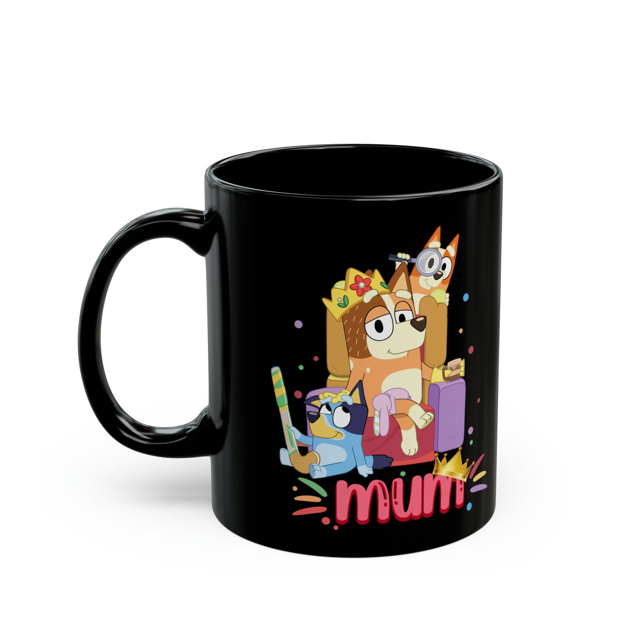 Bluey Mum Mug, Mother's Day Gift, Bluey and Chilli Coffee Cup - Etsy