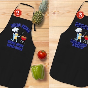 Bandit Grill Apron: Funny Dad Bod BBQ Gift - Etsy