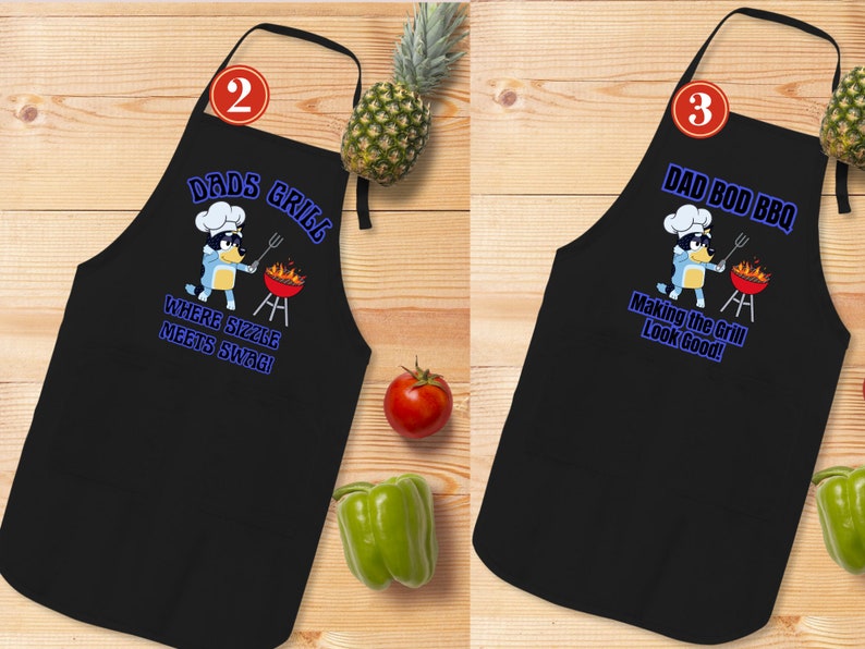 Bandit Grill Apron: Funny Dad Bod BBQ Gift - Etsy