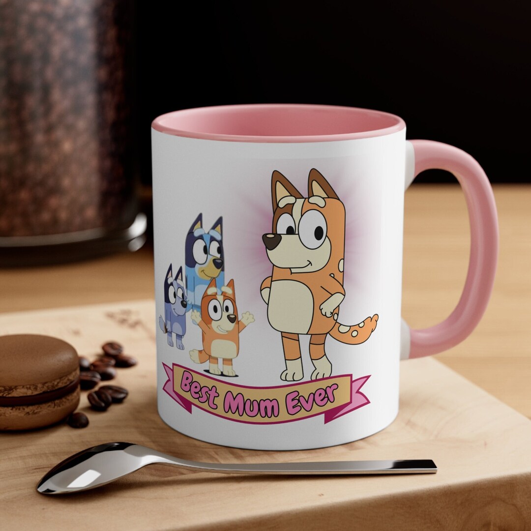 Bluey Chilli Best Mum Ever Mug,bluey Mothers Day Gift,bluey Gift for ...