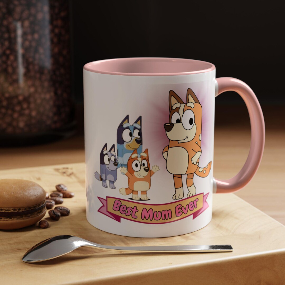 Bluey Best Mum Ever With Chilli, Bluey Mother's Day Gift, Mom's ...