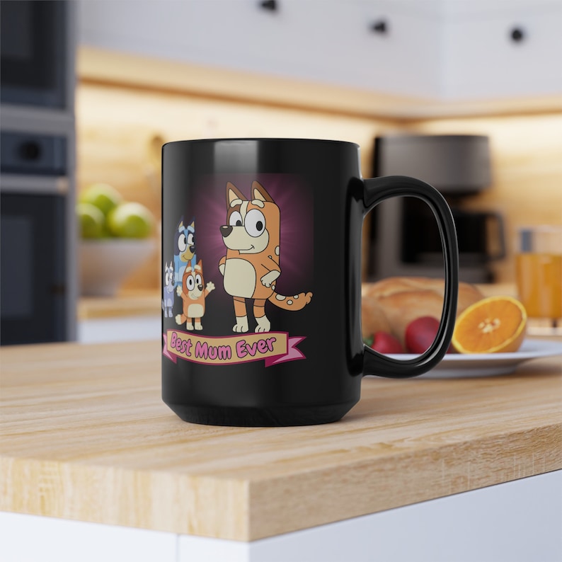 Bluey Chilli Best Mum Ever Mug, regalo del día de las madres bluey ...