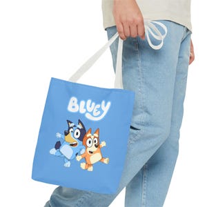 Bluey Tote Bag,bluely Diaper Bag, Moms Who Love Bluey Purse, Bluey Mama ...