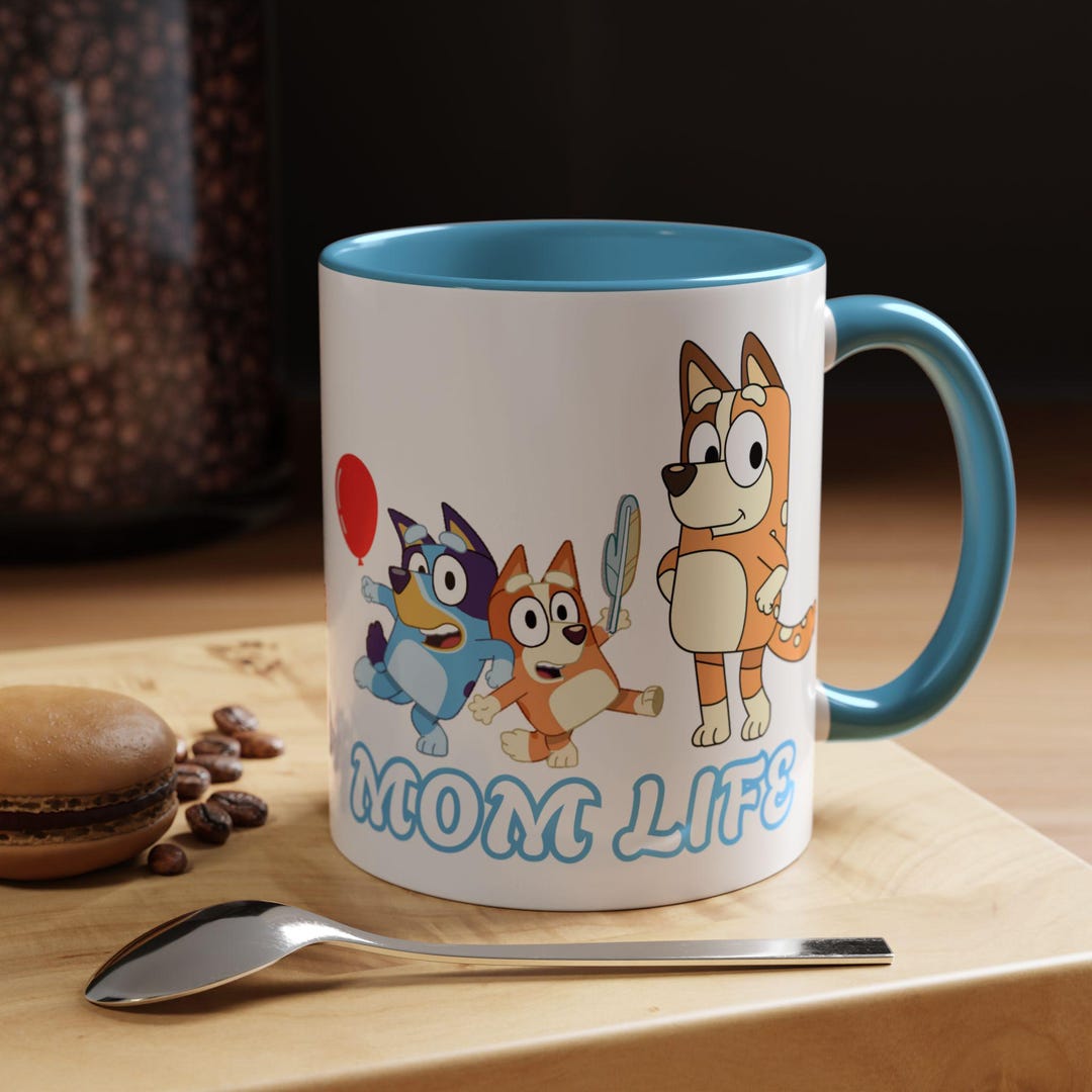 Bluey Mom Life Coffee Mug: Chilli Heeler, 20 Minute Relaxation - Etsy