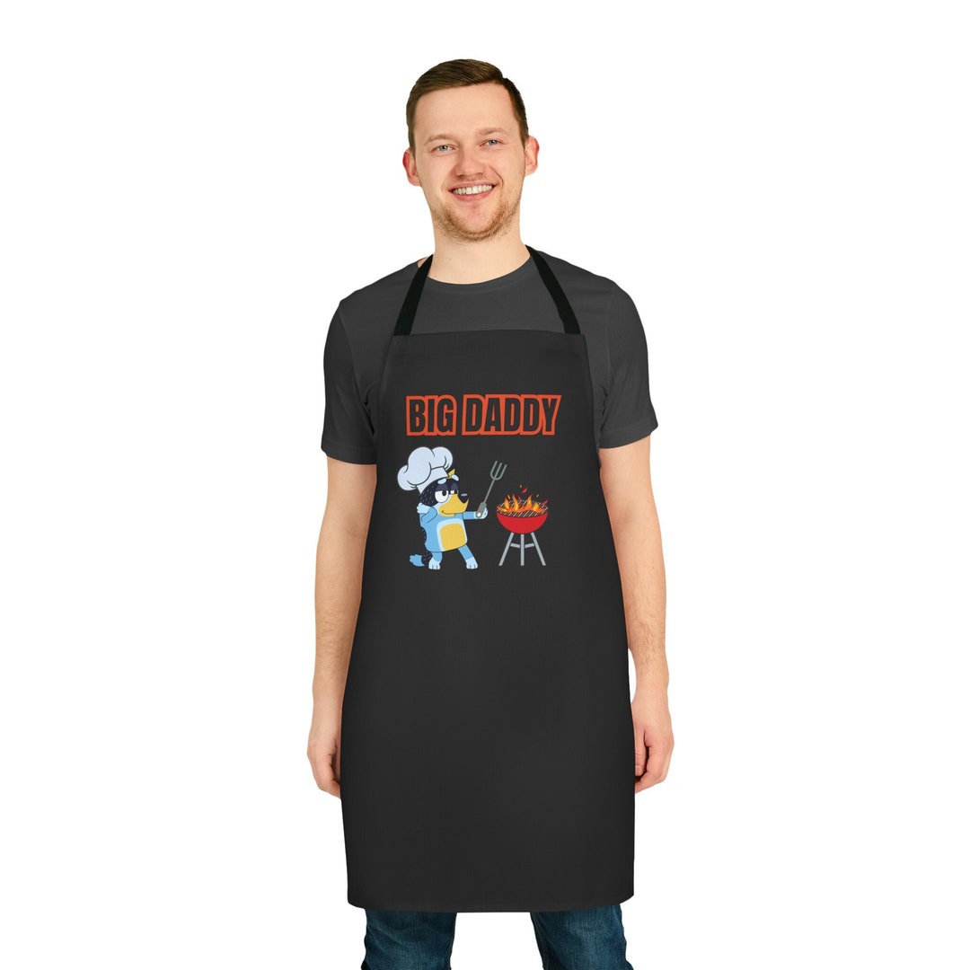 Bluey Bandit BIG DADDY Grill Apron, Bluey Fathers Day Gift, Bluey Gift ...