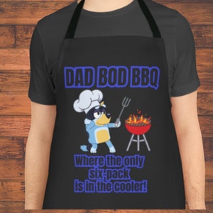 Bandit Grill Apron: Funny Dad Bod BBQ Gift - Etsy