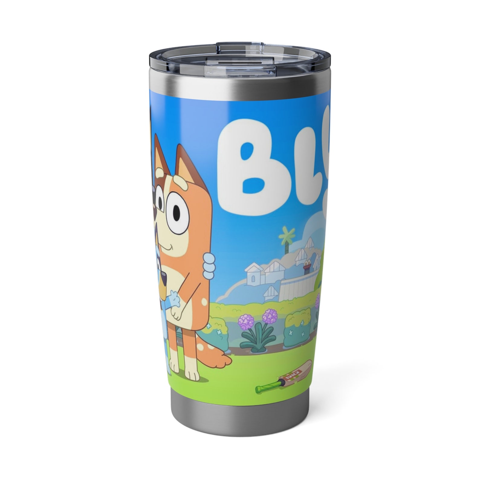 Bluey Insulated 20 Oz Travel Tumbler, Busy Mom Life , Bluey Mama, Bluey ...