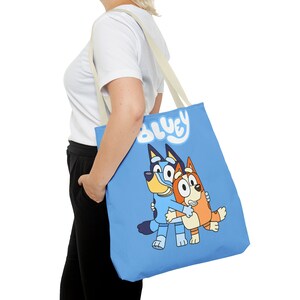 Bluey Tote Bag,bluely Diaper Bag, Moms Who Love Bluey Purse, Bluey Mama ...