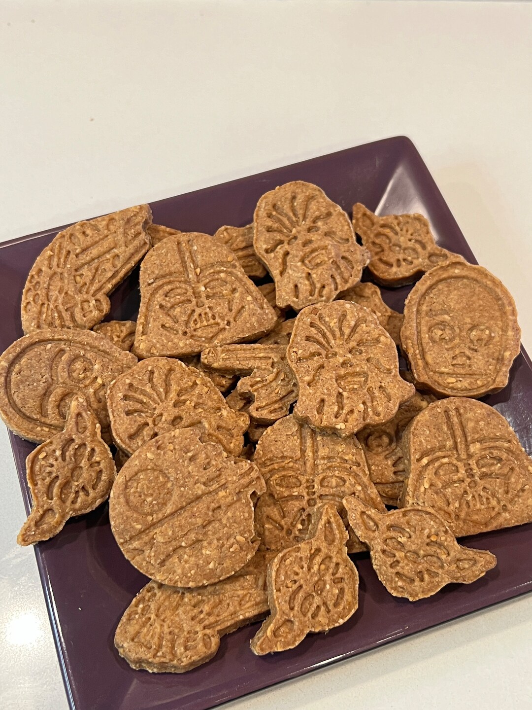 Star Wars Dog Treats, Homemade Peanut Butter Biscuits, Natural, Crunchy ...
