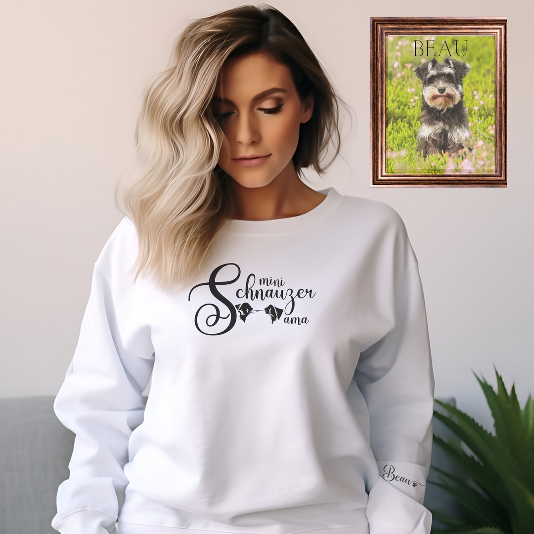 Miniature Schnauzer Sweatshirt, Miniature Schnauzer T-shirt,mini ...