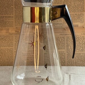 Corning Ware Coffee Carafe Atomic Starburst MCM - Etsy