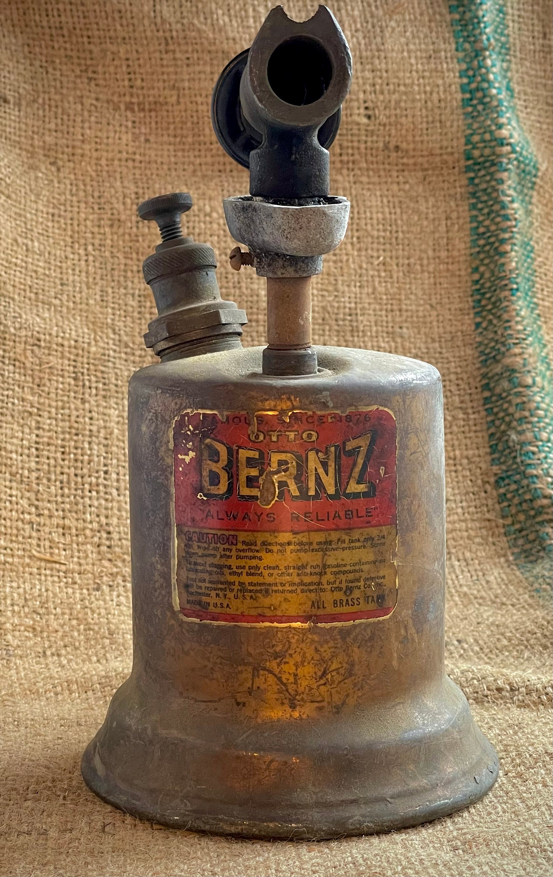 Vintage Brass 1940’s Blow Torch - Etsy