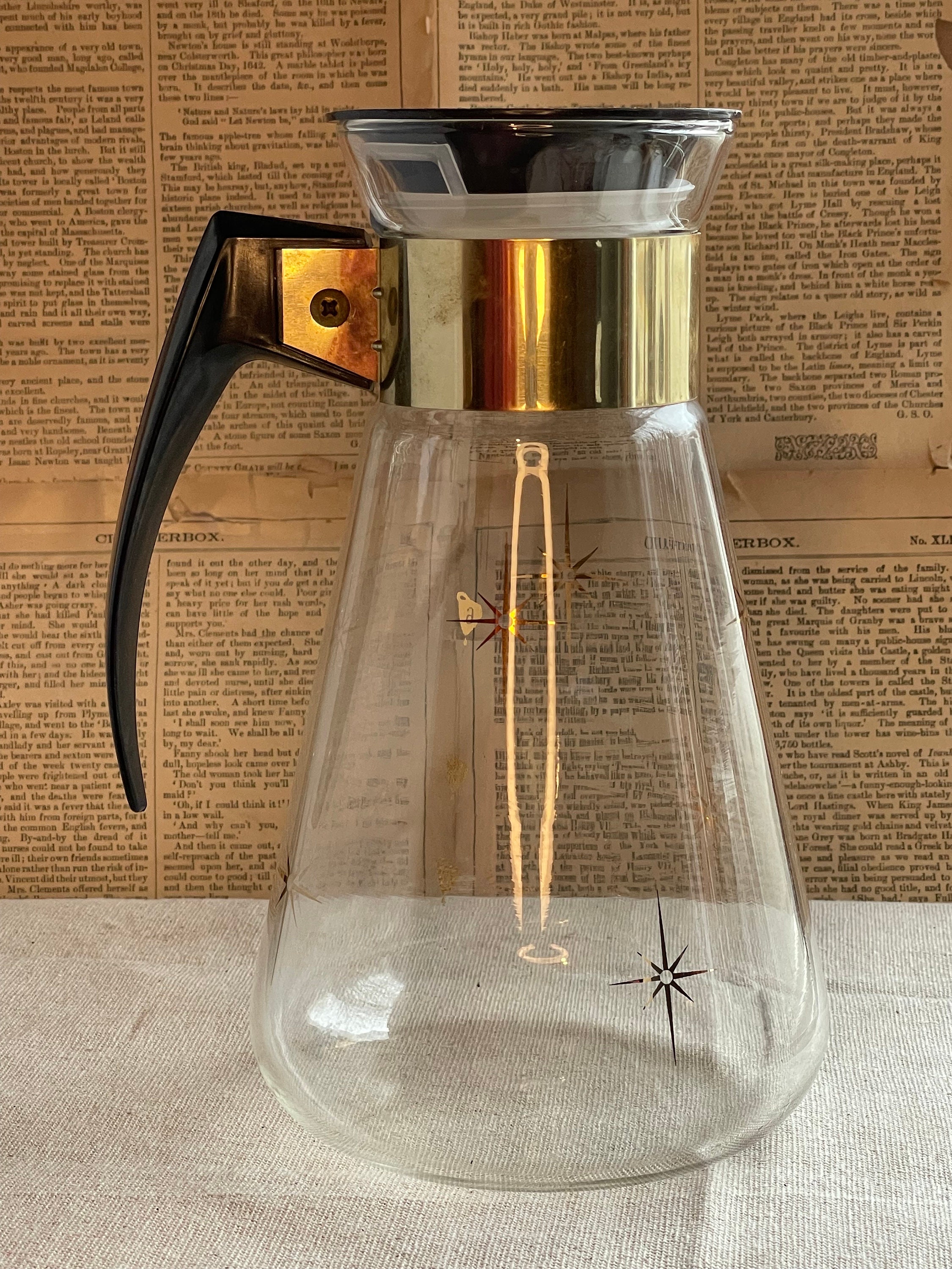 Corning Ware Coffee Carafe Atomic Starburst MCM - Etsy