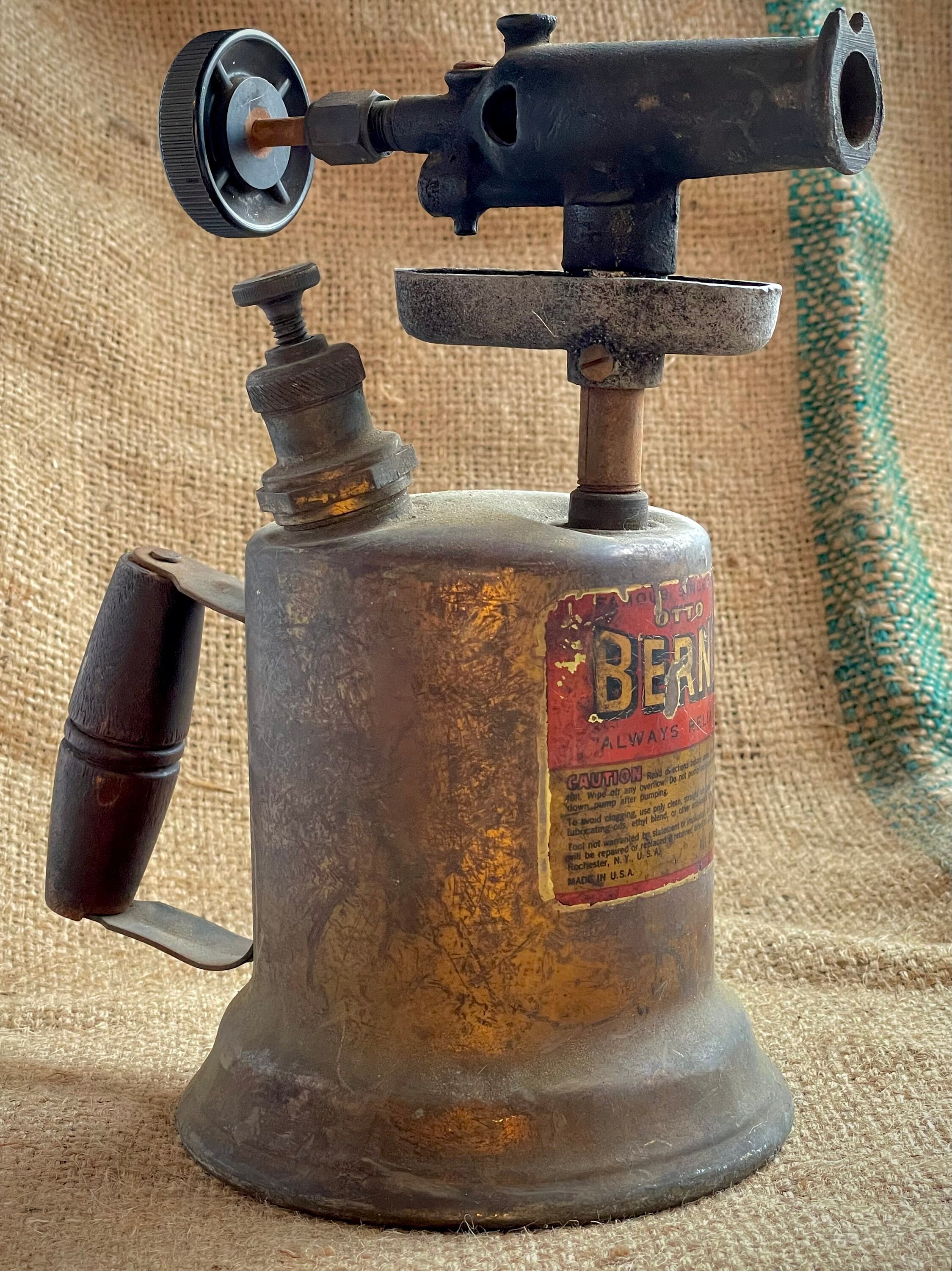 Vintage Brass 1940’s Blow Torch - Etsy