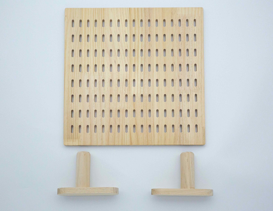 Wooden Desk Pegboard - Etsy