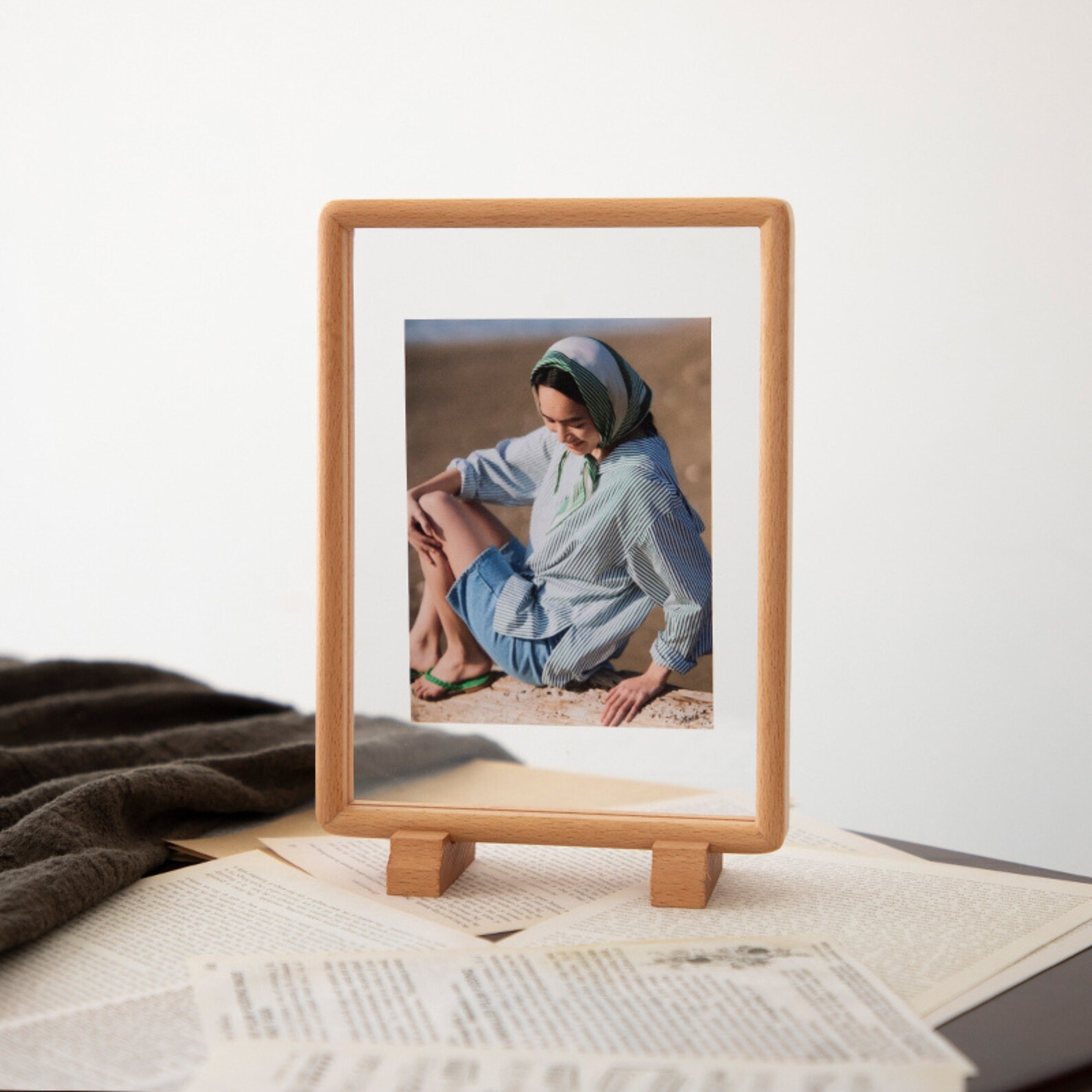 Solid Wood Photo Frame - Walnut Picture Frame - Beech Photo Frame ...