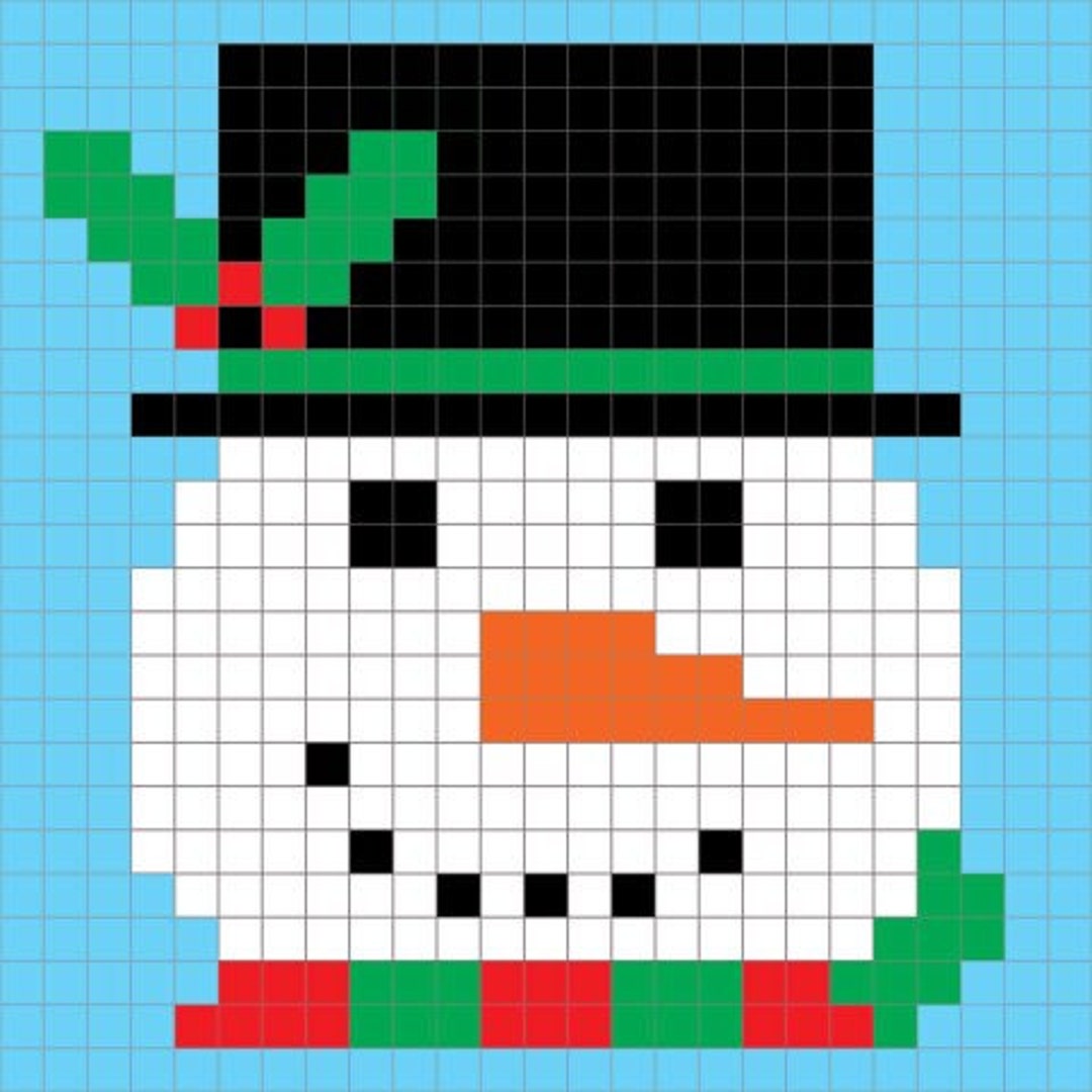 Dolch Words Practice (preprimer) With Coloring Grid- Snowman - Etsy