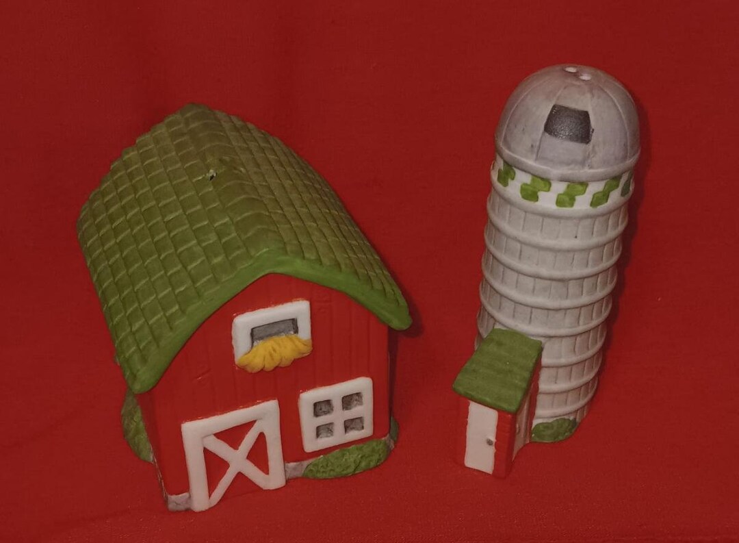 Barn and Silo - Etsy