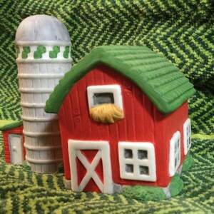 Barn and Silo - Etsy