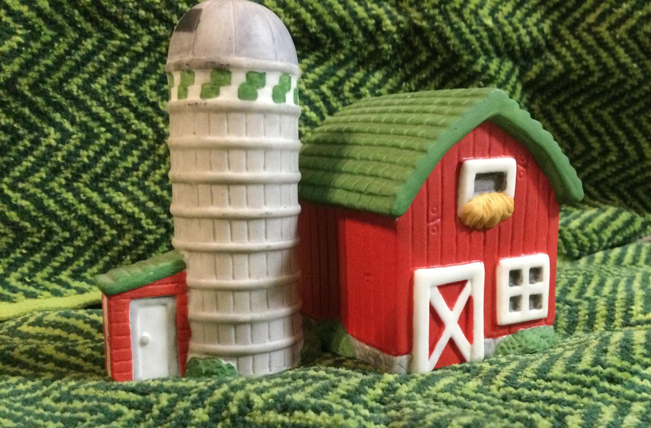 Barn and Silo - Etsy