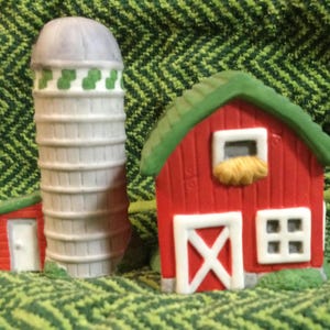 Barn and Silo - Etsy