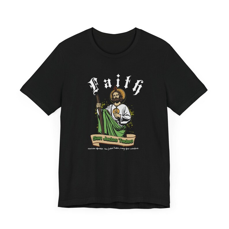 San Judas Tadeo Shirt, Saint Jude the Apostle Tee, Faith Saint Shirt ...