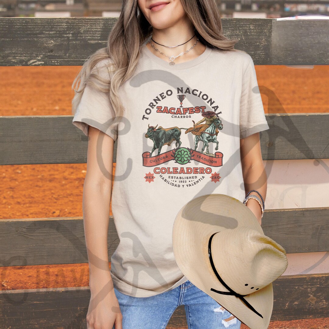 Coleadero Vintage Shirt, Charro Zacatecas, Rodeo Mexican Gift for Dad ...