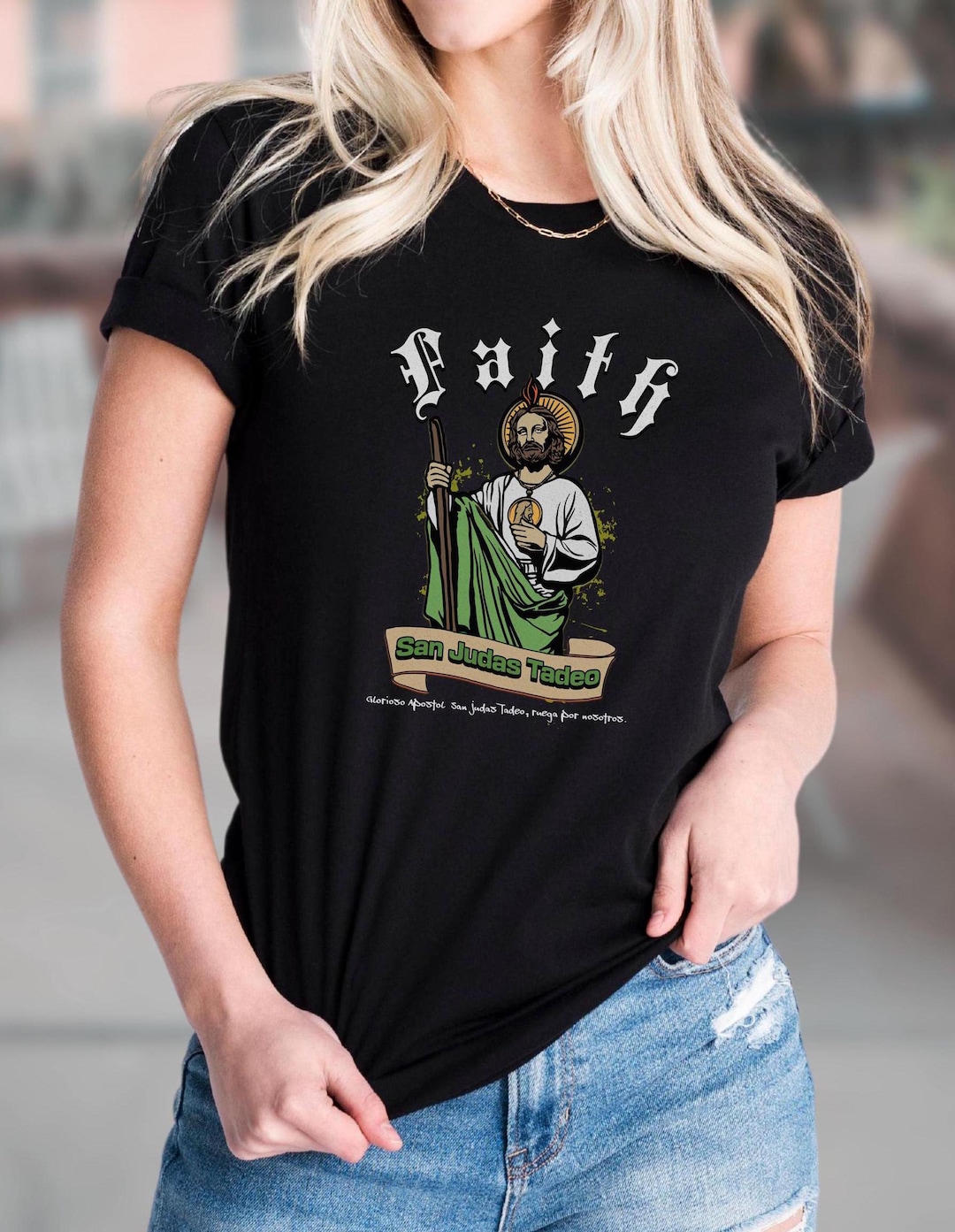 San Judas Tadeo Shirt, Saint Jude the Apostle Tee, Faith Saint Shirt ...