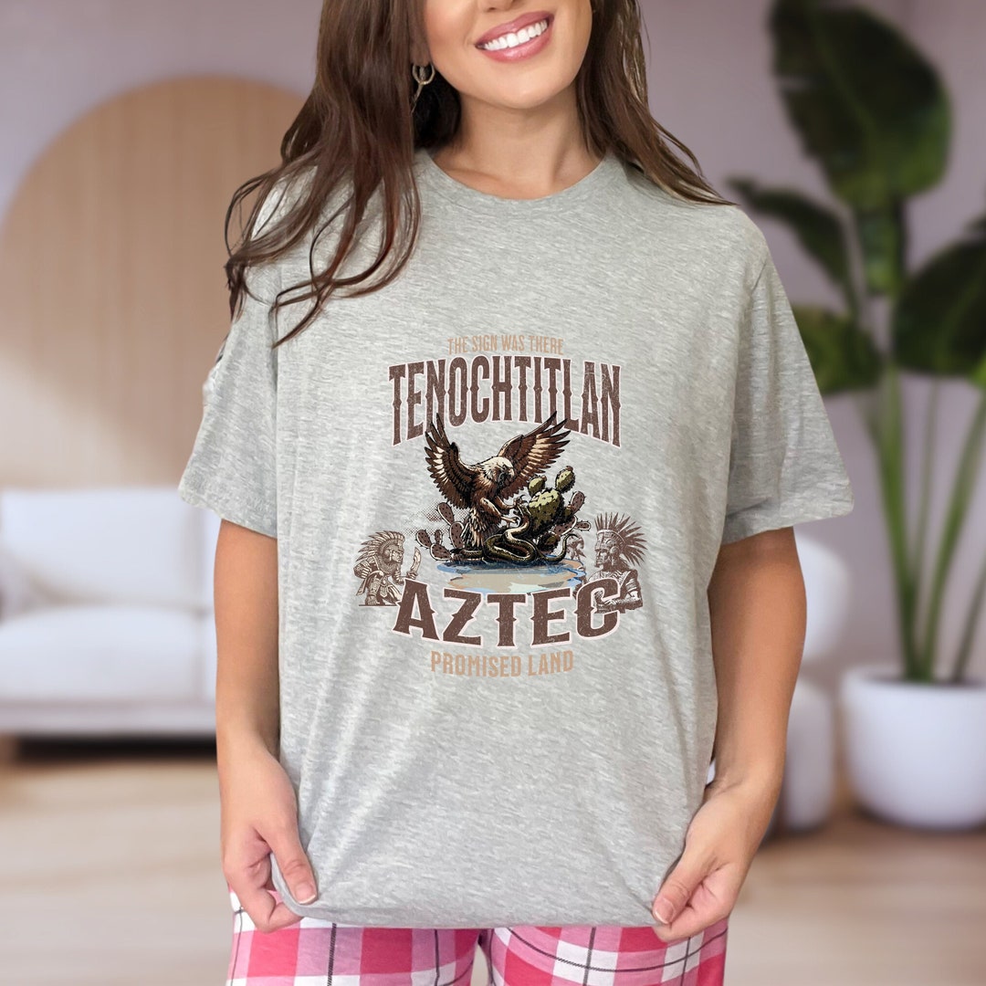Mexico Tenochtitlan Shirt - Classic Vintage Mexico Souvenir Aztec ...
