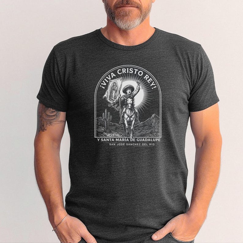 Viva Cristo Rey Shirt |san Jose Sanchez Del Rio | Camiseta Católica ...