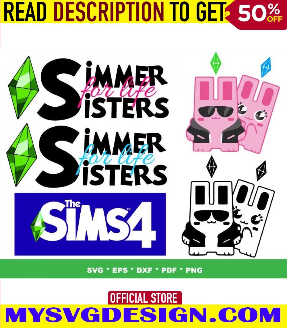 150 SIMS 4 SVG BUNDLE - Etsy
